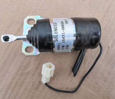 Stop Solenoid replaces Kubota 15471-60010, 52600-1001 spare parts