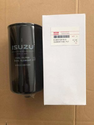 8-98312918-0 Isuzu Excavator Engine Parts  Fuel Filter 8-98312918-0 R011619