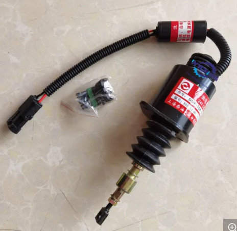 D59-105-22+A Fuel Shutoff Solenoid Valve DC24V For Shangchai D6114 with high quality