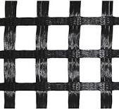 50KN/M - 200KN Retaining Wall Reinforcement Mesh , Pavement Reinforcement Fiberglass Geogrid