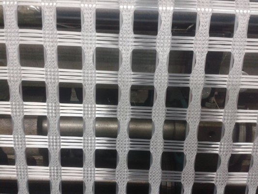Black Color Polyethylene Retaining Wall Geogrid Fabric PVC Coating Heavy Duty