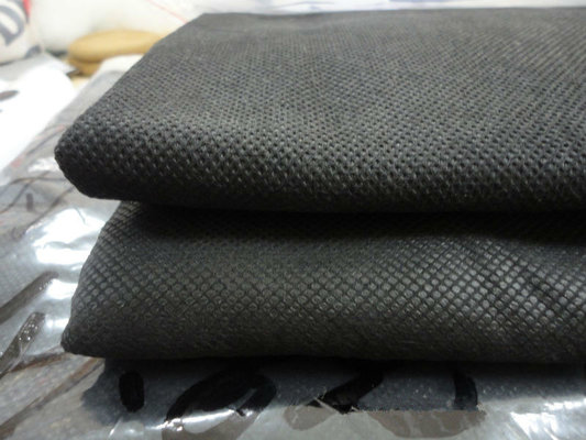 Weed Suppressant Woven Geotextile Membrane Fabric Anti - Aging Black Color