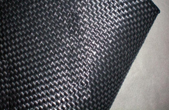 Weed Suppressant Woven Geotextile Membrane Fabric Anti - Aging Black Color