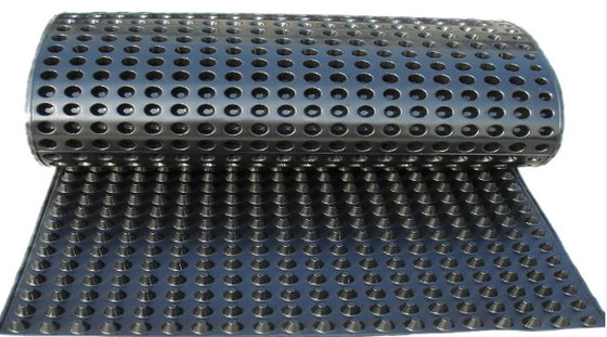 Dimpled Drainage Interior Basement Wall Waterproofing Membrane Plastic Material