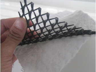 Tri Dimension Geocomposite Compound Drainage Net For Landfill Strong Tensile Strength