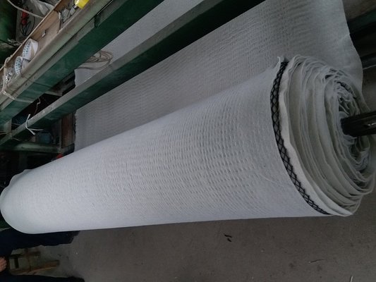 Underground Project Geocomposite Geotextile Fabric Drainage Net Black Color