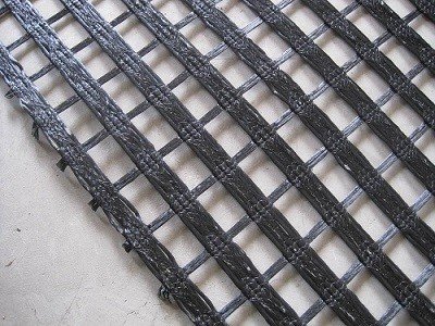 Corrosion Resistance Asphalt Reinforcement Geogrid , Mining Ground Reinforcement Mesh