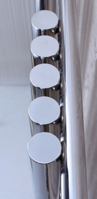 Electric Heated Towel Rail With Thermostat And Timer For Bathrooms Big Round Tube