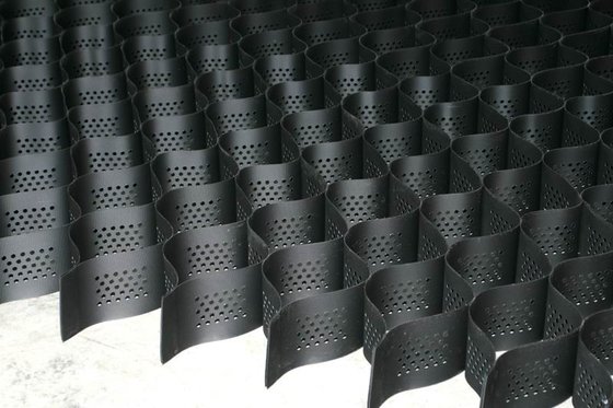 Plastic / HDPE Material Slope Protection Geocell For Soil Stabilization / Road Construction