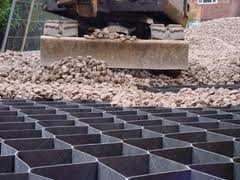 Smooth Surface Plastic Slope Protection Geocell , Steep Slope Stabilization Products
