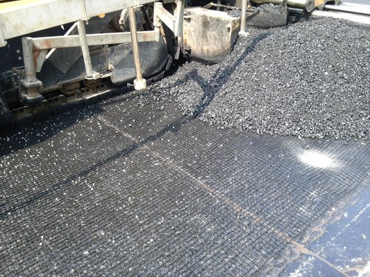 Light Weight Durable Fiberglass Geogrid For Railway Foundation / Dike Slope