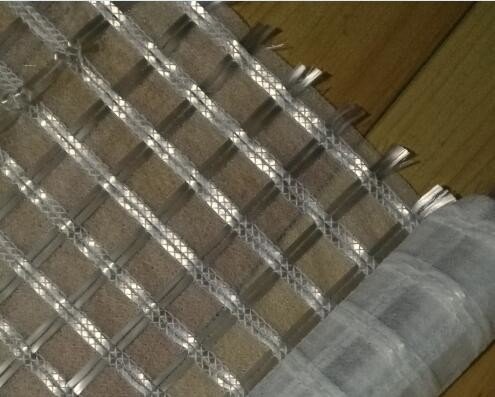 Fiberglass Drainage Geocomposite Geotextile , Geosynthetic Materials In Road Construction