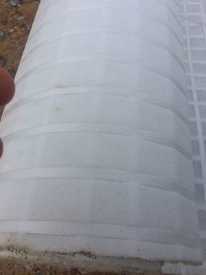 High Tensile Anti - Tearing Fiberglass Geogrid Composite Geotextile , Width 1 - 5.8m