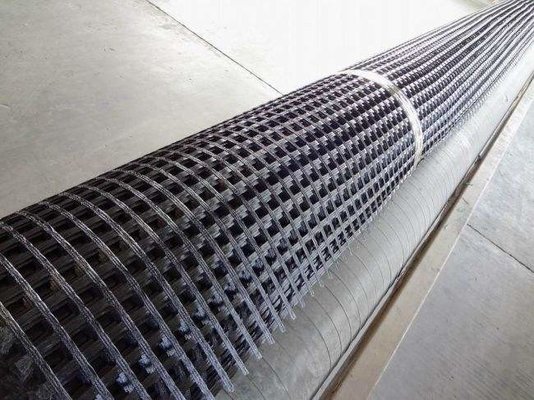 Wrapped Biaxial Polyester Yarn Asphalt Reinforcement Geogrid