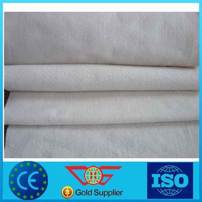 White / Black / Grey Non Woven Geotextile Fabric With Needle Punched 120 - 1500 g