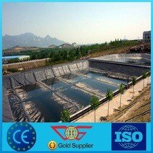 Landfill Smooth Surface HDPE Geomembrane Pond Liner 0.2 - 2.5mm Thickness