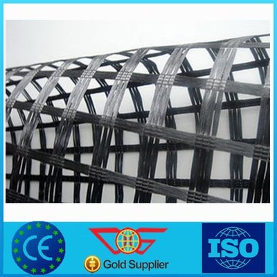 High Strength Pavement Reinforcement Geogrid PVC Coated Biaxial Polyester Geogrid