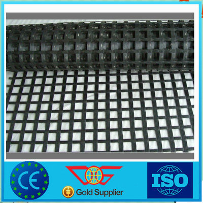 1m Width Asphalt Reinforcement Geogrid Self-Adhesive Warp Knitted Fiberglass Geogrids