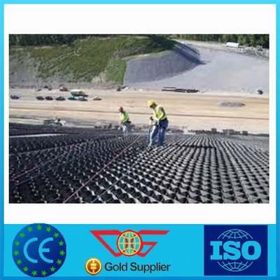 Slope Stabilisation Mesh / Geocell For Retaining Wall 1.1mm - 1.8mm Thickness