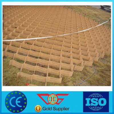 Slope Stabilisation Mesh / Geocell For Retaining Wall 1.1mm - 1.8mm Thickness