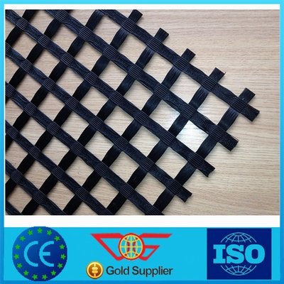 Asphalt Coated High Strength Biaxial Geogrid for Road Construction/Retaining Wall/Pament of Fiberglass Material