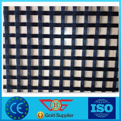 Self-Adhesive Fiberglass Geogrid from 25Kn-400Kn With Roll Width 3.95m and CE Certificate