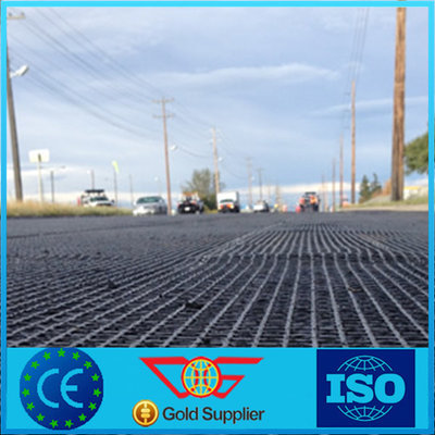 Highway/Railway Ground Pavement Material Wrap Knitted Biaxial Geogrid of Fiberglass