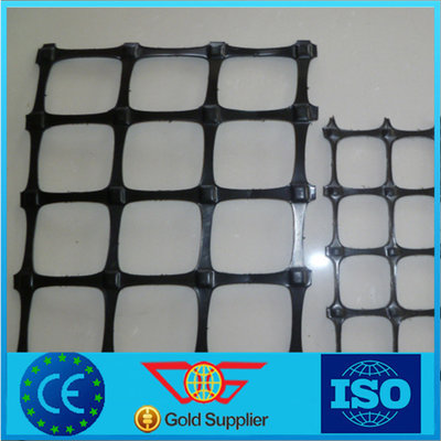 Retaining Wall Reinforcement Mesh Stretched PP Extruded Geogrid 20KM 30KN 40KN