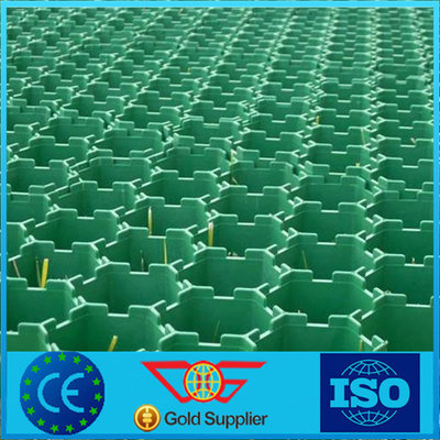 Interlocking Plastic Floor Grass Pavers PP / HDPE Material Plastic Gravel Grid
