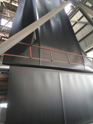 HDPE Waterproofing Sheet / Geomembrane Pond Liner Roll For Landfill Project