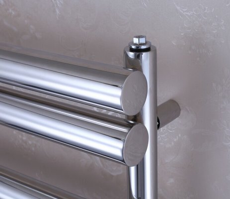Electric Heated Towel Rail With Thermostat And Timer For Bathrooms Big Round Tube