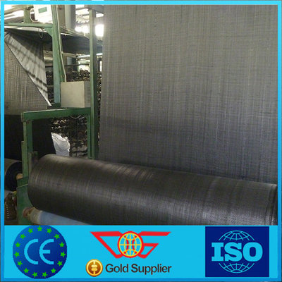UV Polypropylene Woven Geotextile Silt Fence Fabric Woven Geotextile Membrane CE