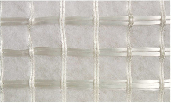 Road Construction Geosynthetic Materials Reinforced Geotextile With Fiberglass Yarn