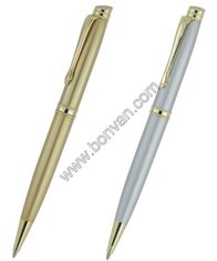 China high fashion classic popular metal ballpoint pen, logo printed copper pen supplier