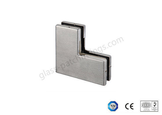 304 SS Cover Shower Glass Hardware Fittings In 8 - 12mm Tempered Glass Door