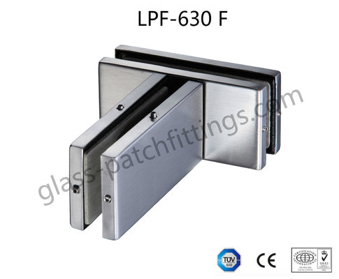 High Tensile Patch Fittings For Glass Doors , Glass To Glass Connectors Long Lifetime