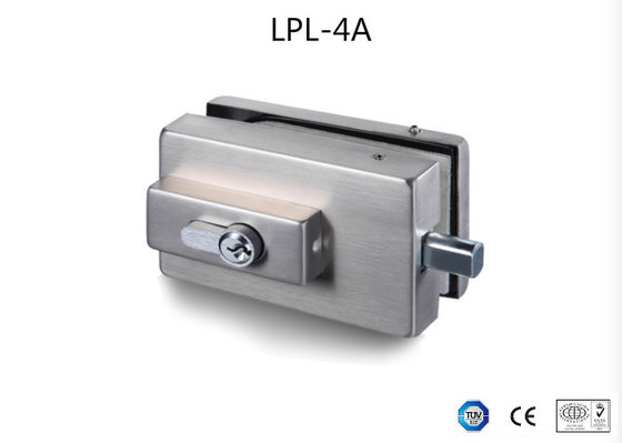 Aluminum Body Material Glass Patch Fittings Lock 73×50×43mm Dimension LPL-4A