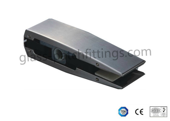 Curved Cover Top Frameless Glass Door Patch Fittings 10mm - 12mm Thickness