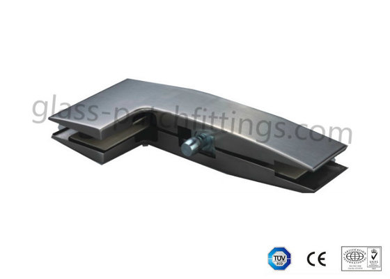 SSS Finish Frameless Glass Door Patch Fittings Interchangeable Pivot Point Of 55 / 65mm