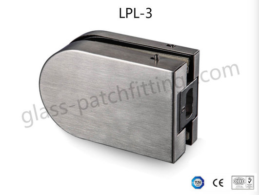 Great Function Perforated Patch Clamp , Glass Shower Door Fittings Stainless Steel Cover 304