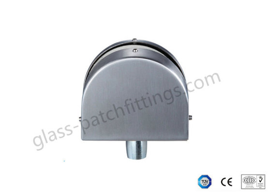 Anti Extrusion Frameless Glass Door Patch Fittings Connecting Patch With Pivot