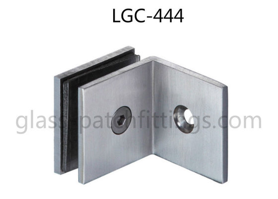 Hydraulic Wall To Glass Hinges 304 SS Cover Material Perfect Logistical Performance