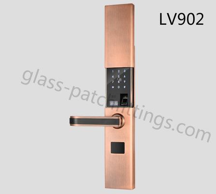 RFID Card Fingerprint Scanner Door Lock , Biometric Gate Lock Supporting Log Search