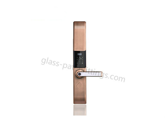 Keyless Security Fingerprint Sensor Door Lock Working Humidity 20% - 85%