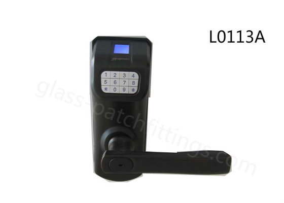 Office Fingerprint Smart Glass Door Lock DSP Digital Signal Processing Chip CE Approved