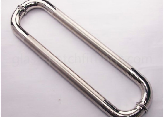 D Type Stainless Steel Door Handles Zinc Plated Surface Treatment ROHS Standard