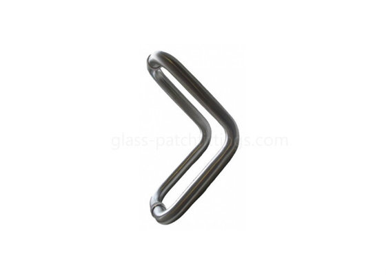 Double Side Glass Door Handles SSS / PSS Finish 1.0mm - 1.2mm Pipe Thickness