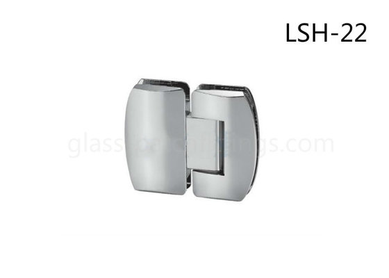 Durable Glass Shower Screen Door Hinges 116*90mm Dimension Casting Technics