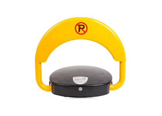 Yellow Appearance Automatic Parking Lock Steel Arm Reserved Weight Resistance 5 Tons