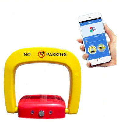 Self Locking Parking Space Lock IP67 Waterproof LED Flashing When Low Power